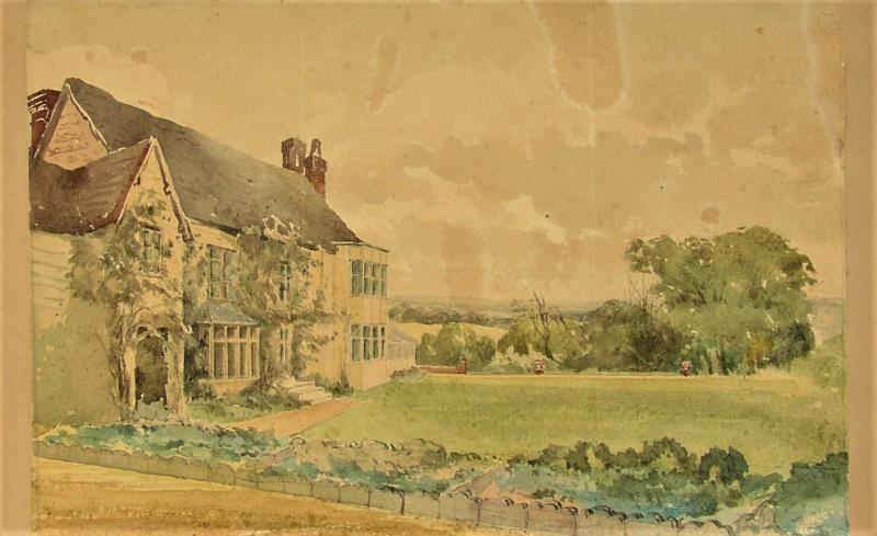 Michael Heath-Caldwell M.Arch - Moorhurst ManorWatercolour of Moorhurst ...